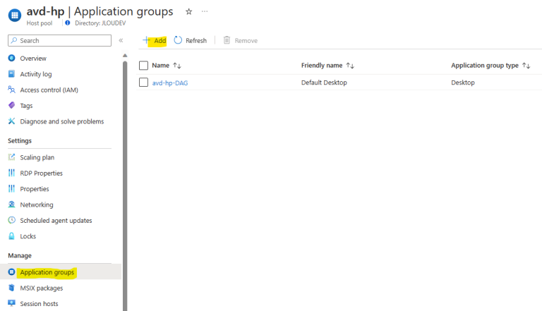OneDrive & RemoteApp AVD – Jean-Loup & Azure