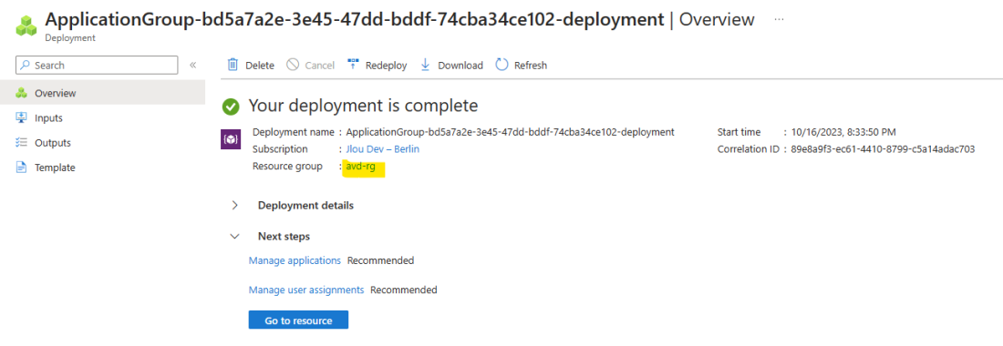 OneDrive & RemoteApp AVD – Jean-Loup & Azure