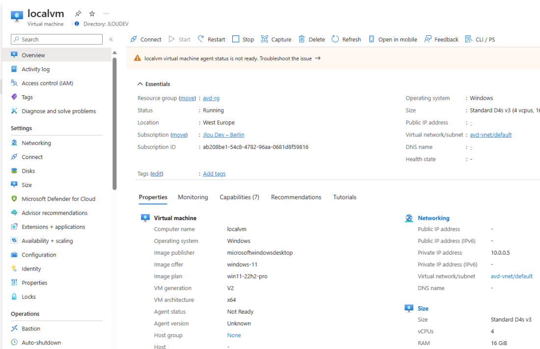 OneDrive & RemoteApp AVD – Jean-Loup & Azure