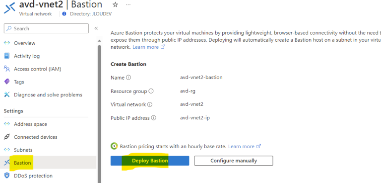 OneDrive & RemoteApp AVD – Jean-Loup & Azure