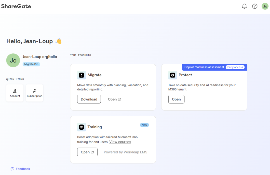 Migrez vos données 365 avec ShareGate ! – Jean-Loup & Azure