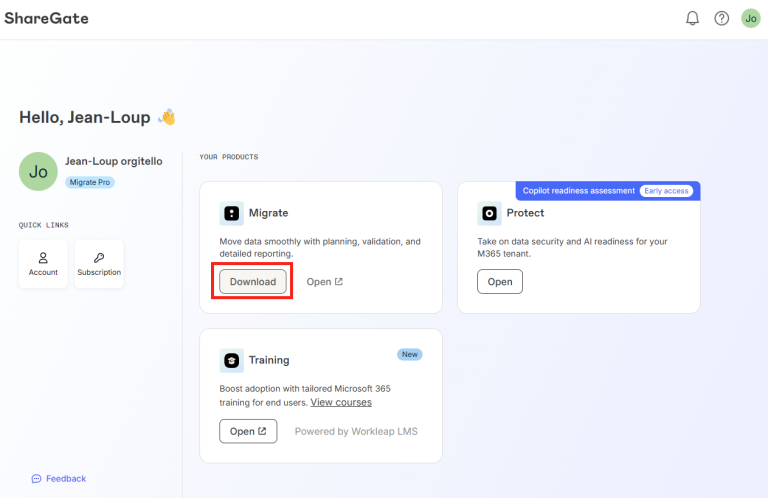 Migrez vos données 365 avec ShareGate ! – Jean-Loup & Azure