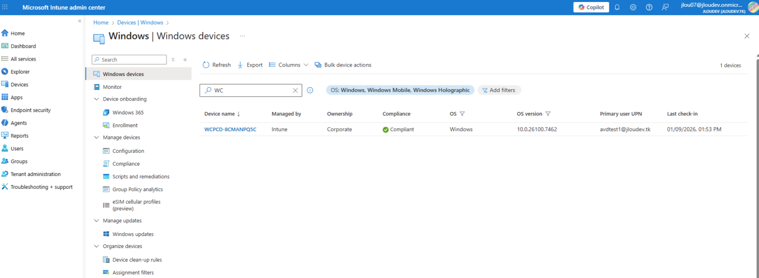 Windows 365 Link – Jean-Loup & Azure